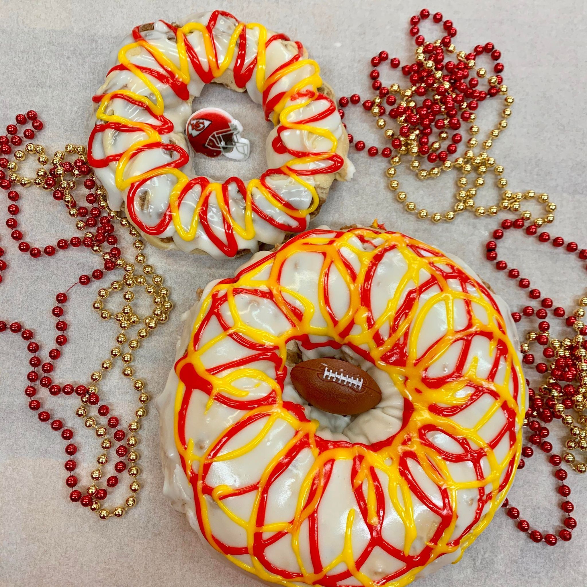 Chiefs King Cake - Order now for pickup Wednesday after 2 through 2/13 ...